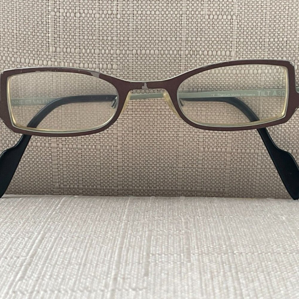 Anne Et Valentin Vintage Eyeglasses Frame Tilt A30 Ti… - Gem